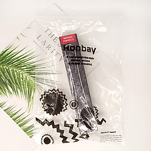 Honbay 1PCS Stainless Steel Cocktail Muddler Drink Muddler Bartender Tool Grooved Nylon Head Pestle for Bartending (8inch)