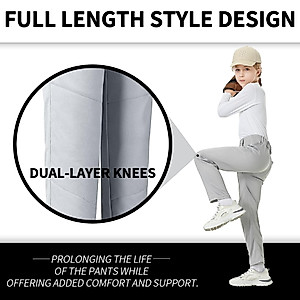 QBK 2T 3T 4T 5T to 17 Years Toddler Boys Baseball Pants Girls Softball Pants Kids Tee Ball Pants Grey (4T, Grey)