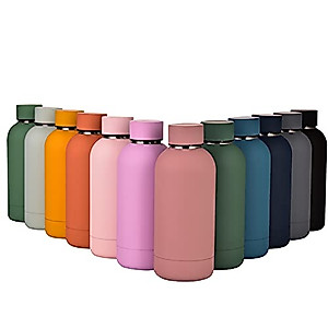 350ml Stainless Steel Thermos, Insulated Stainless Steel Water Bottle for Sports and Travel, BPA-free School Water Bottle for Children, Keep Cold and Hot for 24 Hours Classic Insulated Water Bottle