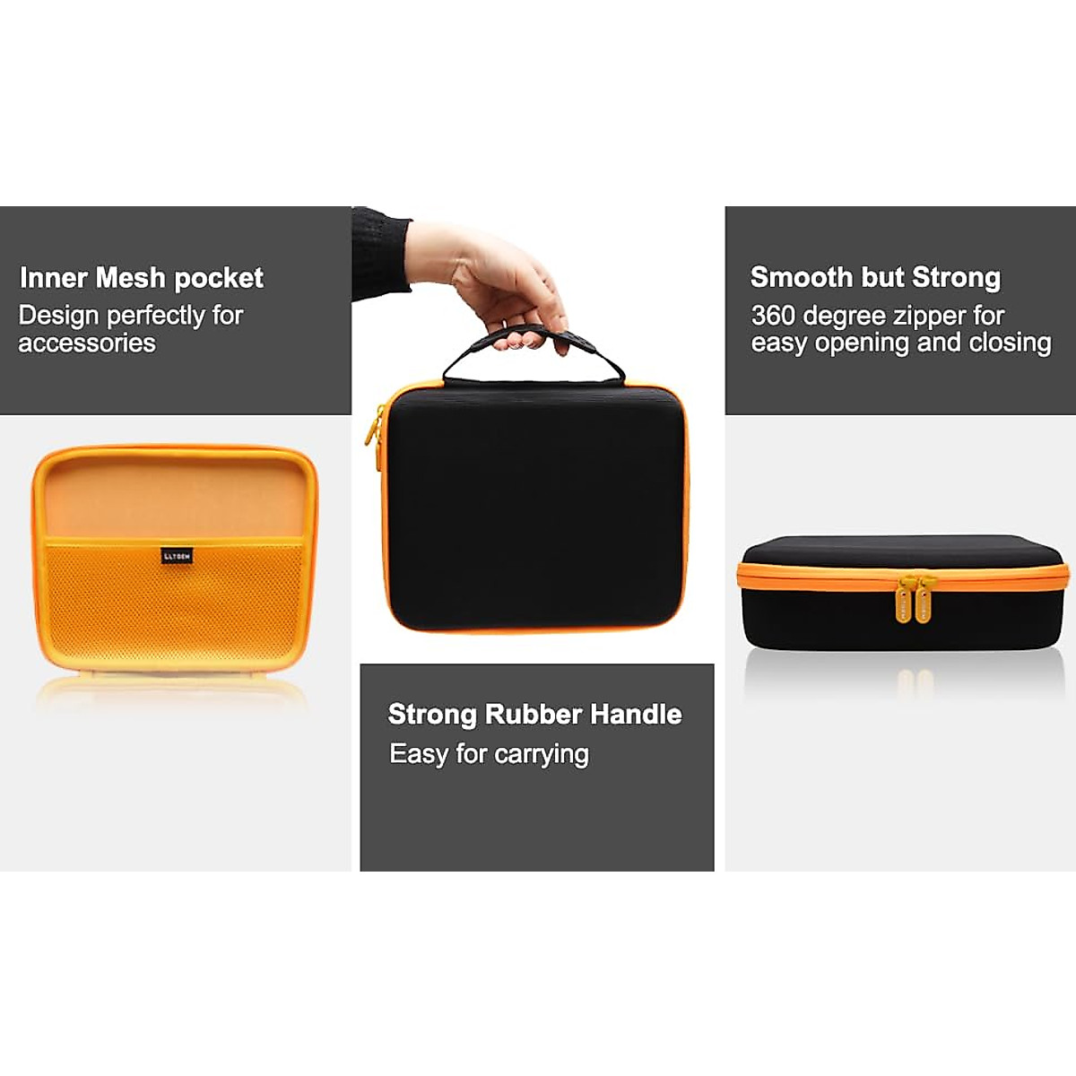 LTGEM Case Compatible with DEWALT DCF680N2 8V MAX Cordless Screwdriver, Batteries and Charger, Case Only