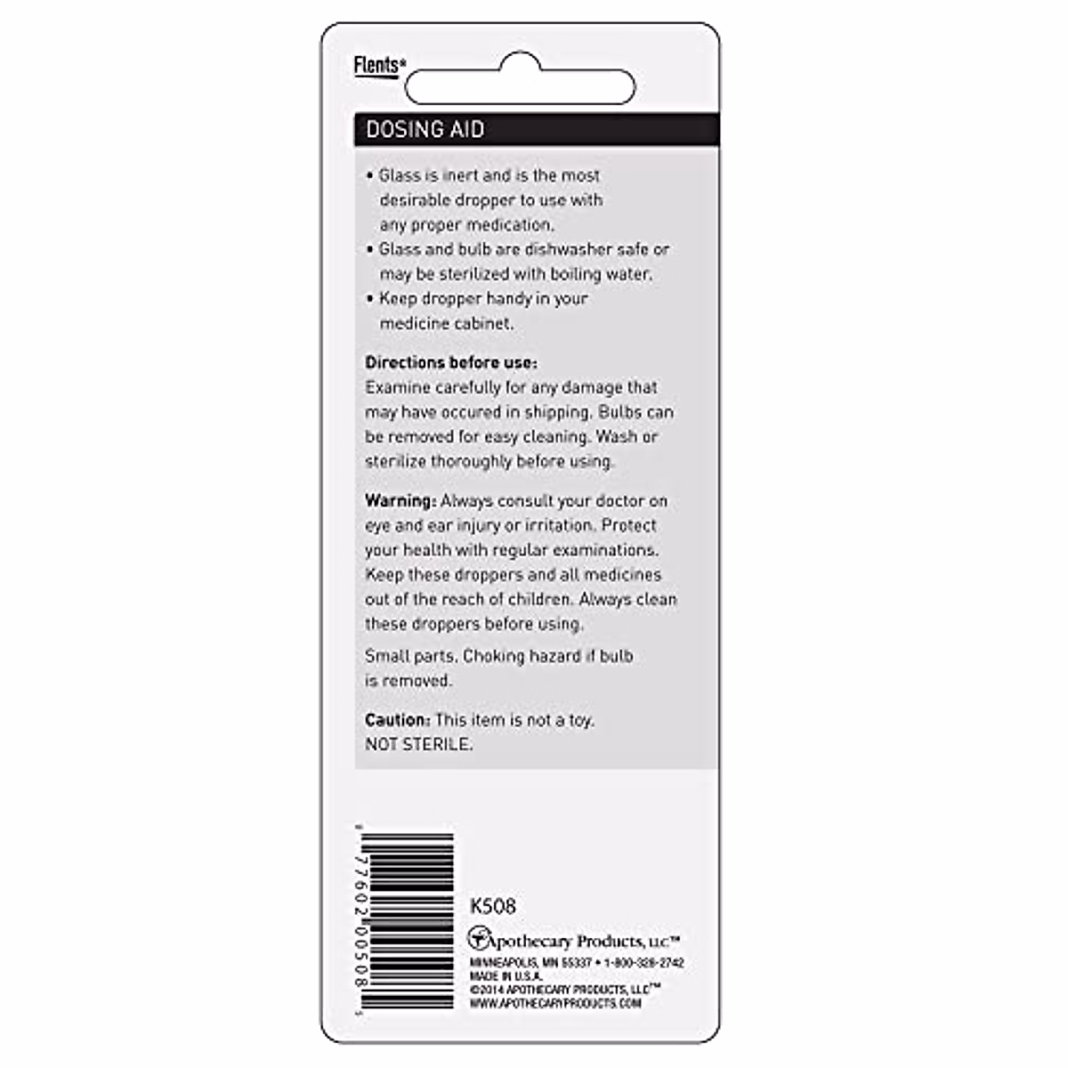 EZY DOSE Flents Straight & Bent Tip Medicine Droppers Bottle, Transparent and Black, 2 Count