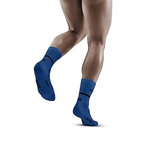 The Run Socks Mid Cut 4.0, Blue, Men, IV