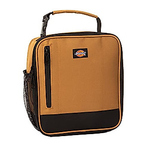 Dickies Basic Insulated Lunch Bag for Work, Thermal Reusable Office Lunch Box for Men, Women (Brown Duck)