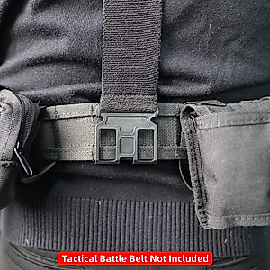 MELOTOUGH Belt Clip suspenders Men Perry suspenders with 2 inch width,non-metal suspenders for casual dress,work place