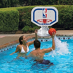 Poolmaster 72900 NBA Logo USA Competition-Style Poolside Basketball Game , White
