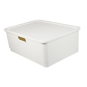 BESPORTBLE Storage Bin with Lid 1pc Box Box Japanese Storage Box Kids Organizer Bins Storage Bins with Lids Plastic Organizer Box Box Bin Organizer Sundry Box Desktop Sundries Bin