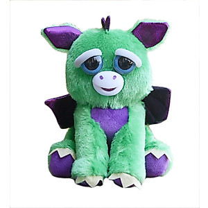 Feisty Pets Ferdinand Flamefart Dragon - Stuffed Toy, Polyester Material, 9"x5.6"x5.6" No Assembly Required