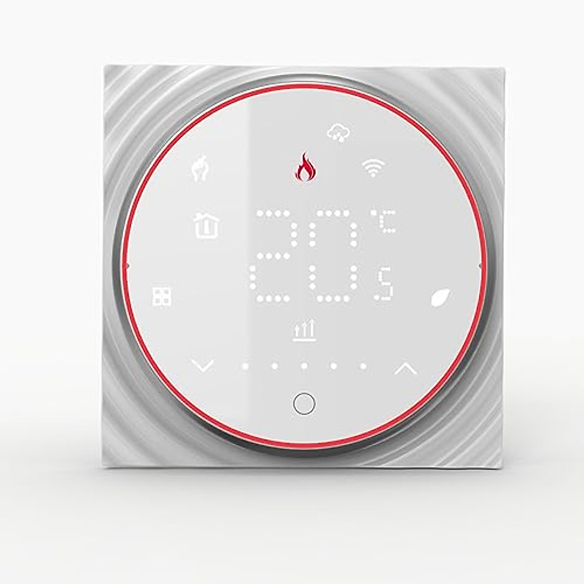 Smart WiFi Thermostat, AC95-240V Wireless WiFi Thermostat for Home for Water Heating (White)