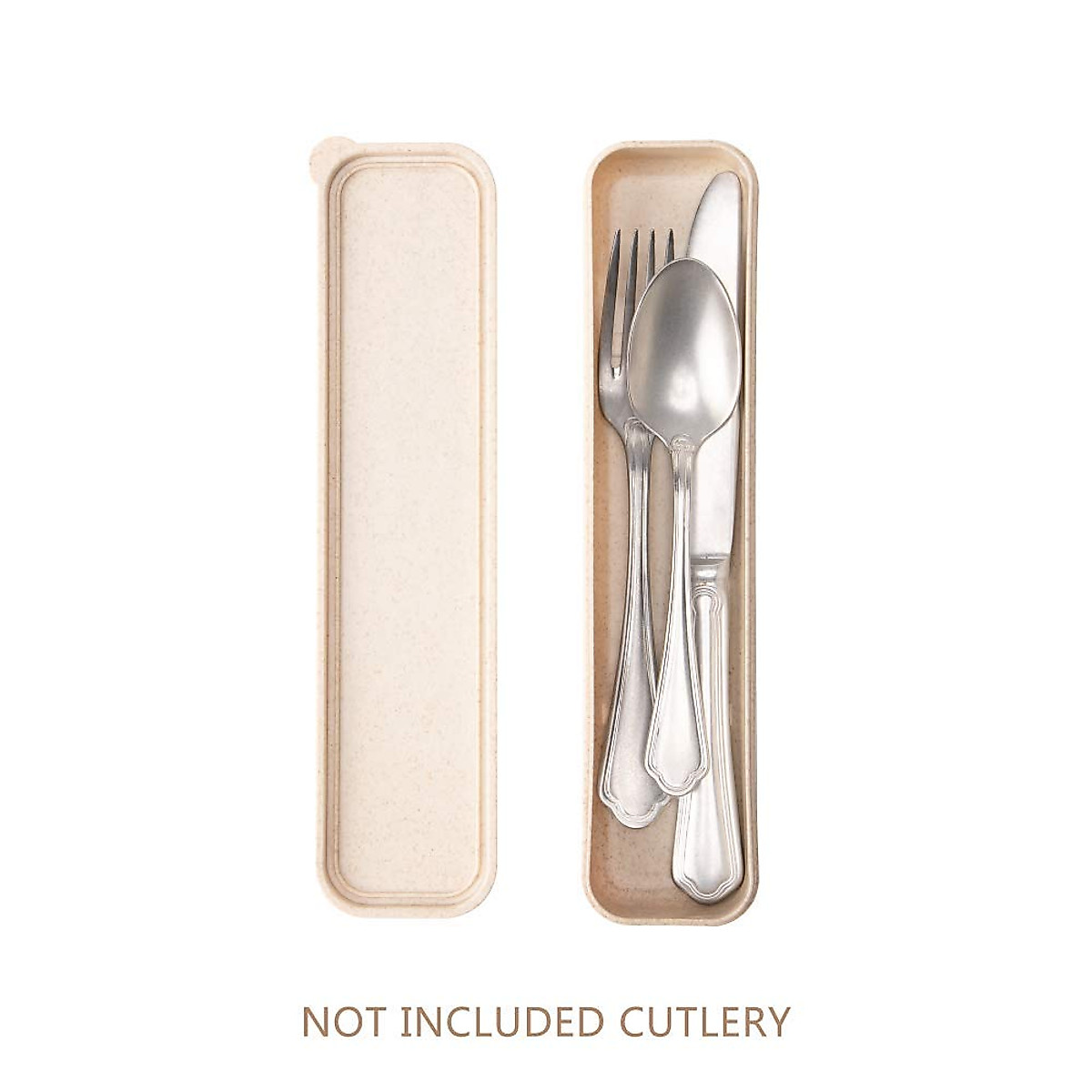 travel silverware case Portable，Travel Tableware Storage Box,utensil case for lunch bag，Flatware Chopsticks Spoon Fork Storage Box