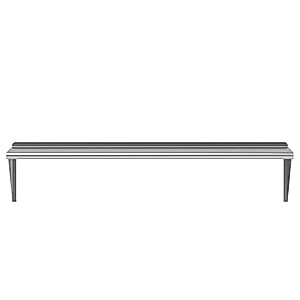 AmGood 14" X 60" Stainless Steel Wall Shelf | Metal Shelving | Garage, Laundry, Storage, Utility Room | Restaurant, Kitchen | Food Prep | NSF Certified