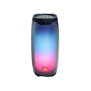 JBL Pulse 4 - Waterproof Portable Bluetooth Speaker with Light Show - Black