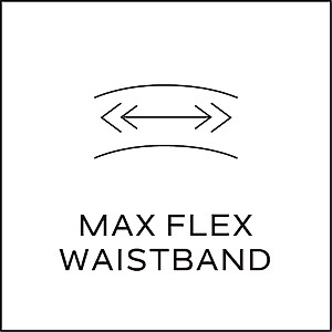 Van Heusen Men's Slim Fit Flex Flat Front Pant, Black, 34W x 30L