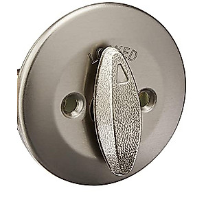 Kwikset 663 15 CP RCL RCS Single-Sided Deadbolt in Satin Nickel
