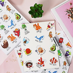 800PCS Punny Rewards Stickers for Classroom Punny Labels Fun Inspiration Stickers Motivational Positive Accents Words Stickers for Kids School Stickers Teacher School Supplies