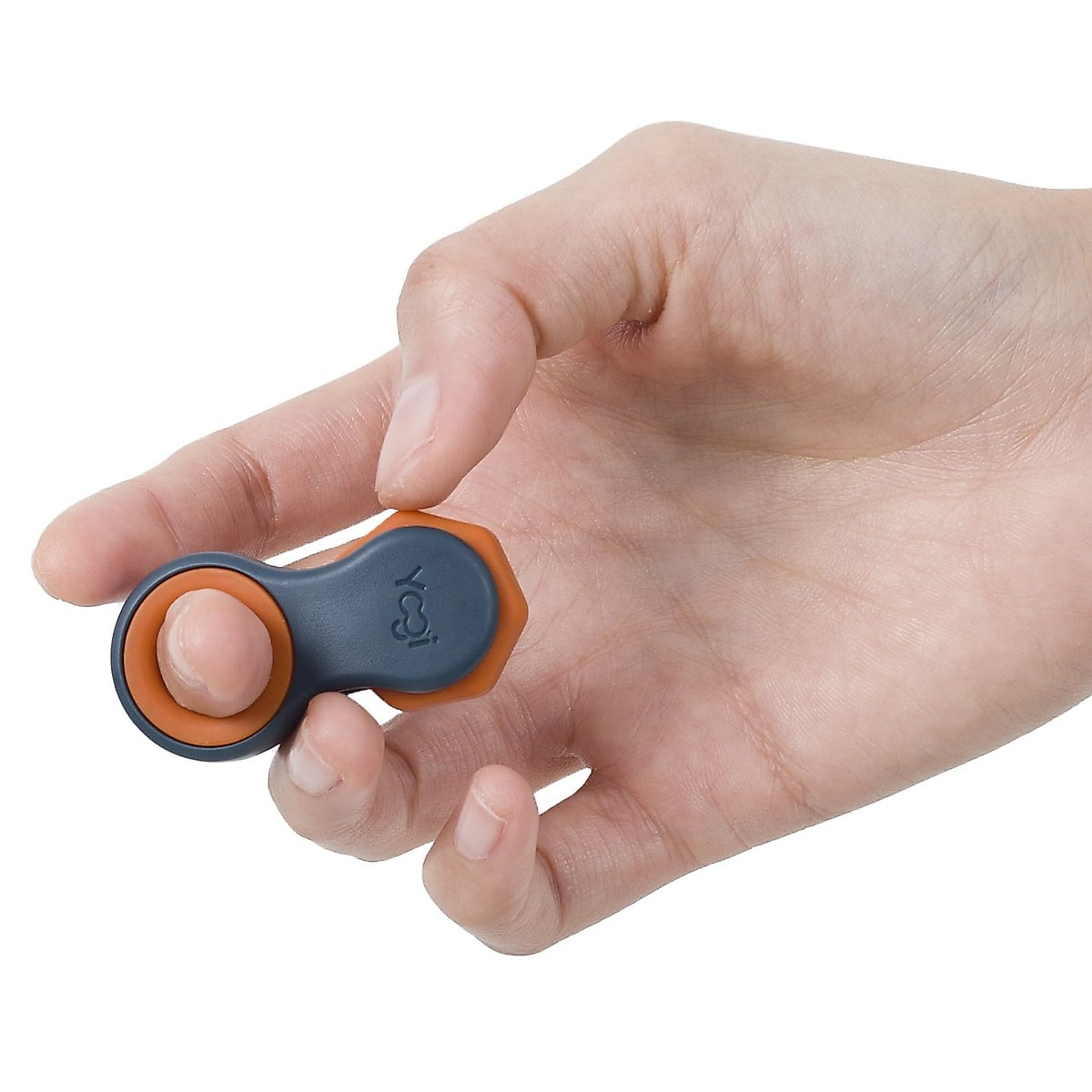 Yogi Fidget Toy - Patented Fidget Spinner Design, Desk Toy for Office, Anxiety Relief, ADHD Toy, Autism, Quiet Fidget Toys for Adults & Kids, Five Ring Sizes, Easy to Use Sensory Toy - Supernova