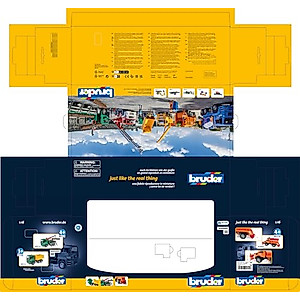 Bruder 02572 MB Unimog w Snow Plow