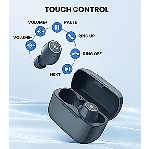 Edifier TWS1 PRO True Wireless Earbuds - Bluetooth V5.2 - Qualcomm® AptX-Adaptive - 42H Playtime - CVC™ 8.0 Call Noise Cancelling - IP65 Waterproof - Touch Control - Built-in Dual Microphones - Grey