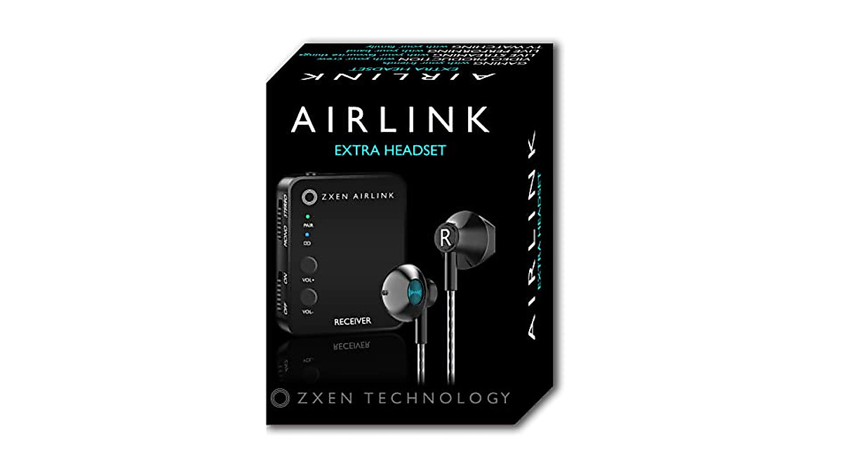 Zxen Technology Receiver and Earphones for Airlink and Other Compatible in Ear Monitor Systems ...