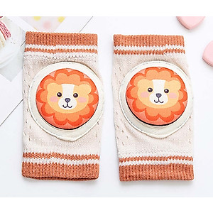 Sheliky Baby Knee Pads for Crawling Toddlers Crawling Knee Protectors Crawling Anti-Slip Knee Safety Protective Cover 2 Pack One Size