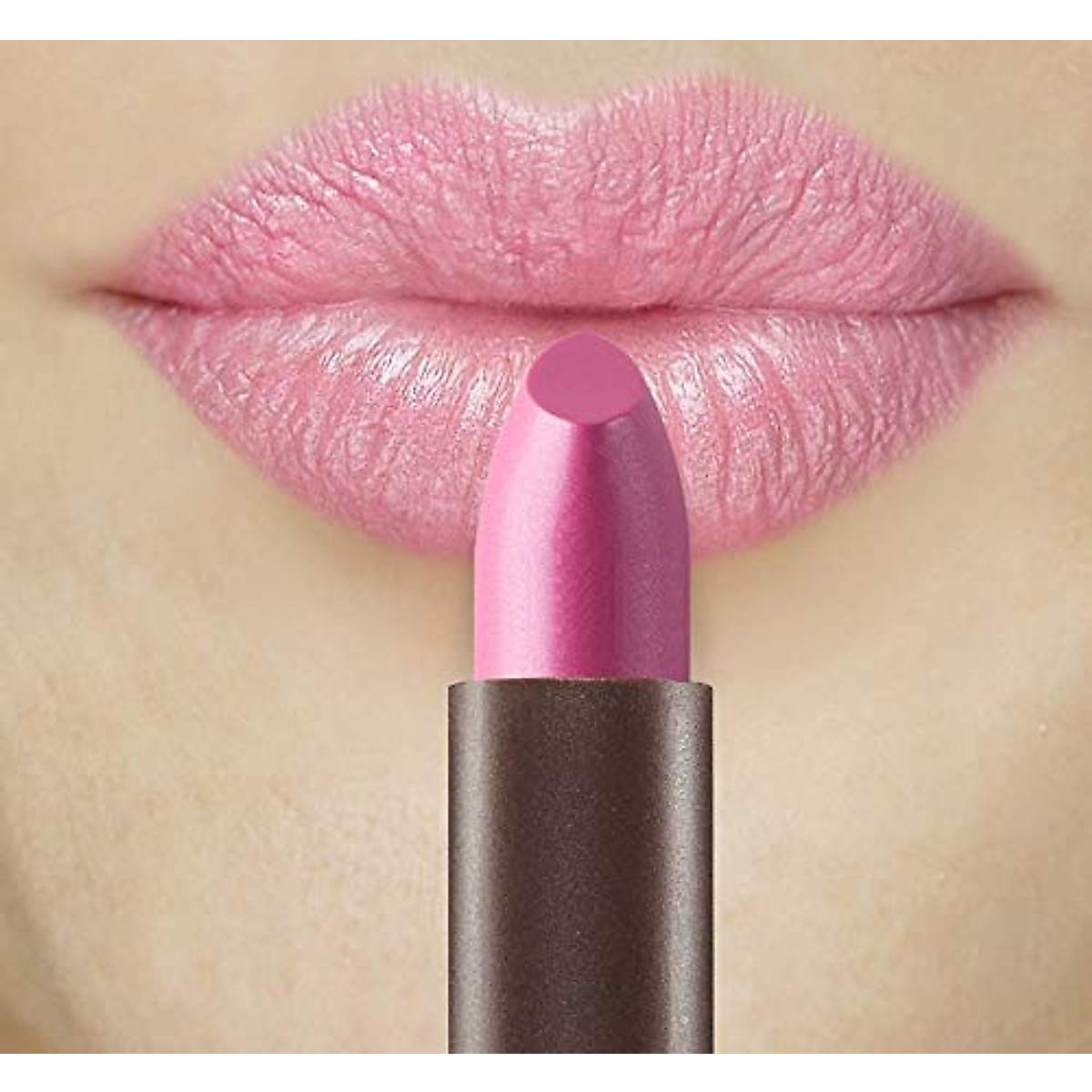 Burts Bees 100% Natural Glossy Lipstick, Pink Pool - 1 Tube