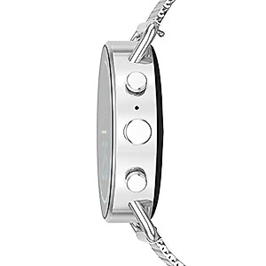Skagen Falster Women's Gen 6 Stainless Steel Smartwatch Powered with Wear OS by Google with Speaker, Heart Rate, GPS, NFC, and Smartphone Notifications, Color: Silver (Model: SKT5300V)