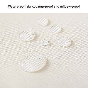 Vailando Large Canvas Comforter Storage Bags Closet Organizer for Clothes Sweater Clothes Organizer with Dual Zipper Three Carrying Handles for Blanket Closet Storage Container 1 Pack