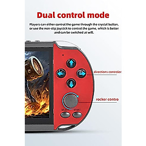 HLF 5.1-inch screen hd casual handheld game console with built-in 11000 vodeo games portable game retro nostalgic mp3 mp4 AV-out to TV game can be saved/added/deleted
