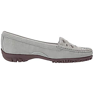 Marc Joseph New York Women's Leather Made in Brazil Mott Street Golf Shoe, Mint Glaze/Natural Sole, 10 M US