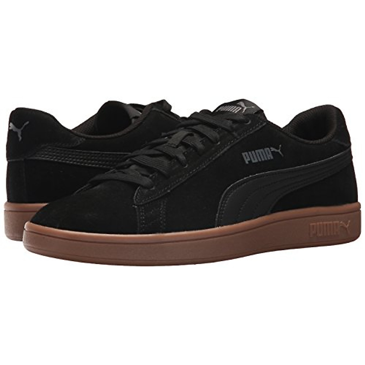 PUMA Men's SMASH V2 Sneaker, Puma Black-Puma Black, 12