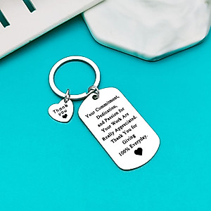 Xiahuyu Thank You Gifts Employee Appreciation Gifts Keychain Employee of the Month Gifts Thank You Gifts for Coworker Employee Work Anniversary Christmas Birthday Leaving Retirement Gifts