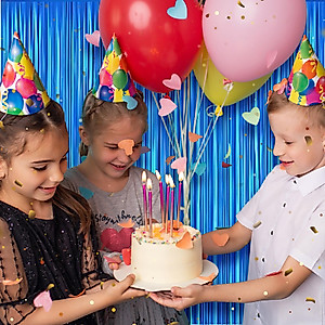 JVIGUE 3 Pack Orange Black Foil Curtains Metallic Fringe Curtains Shimmer Curtain Photo Backdrop for Halloween Christmas Birthday Party Wedding Decorations Streamers