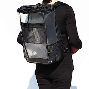 Clear Backpack Drawstring Backpack Transparent Backpack Stadium Approved Clear Bag Unisex