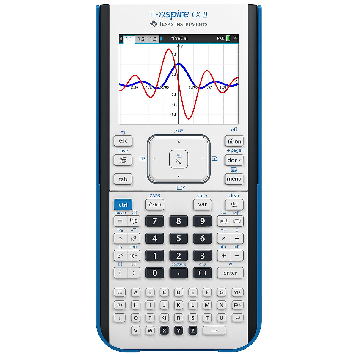 Texas Instruments TI-Nspire CX II Color Graphing Calculator with Student Software (PC/Mac)