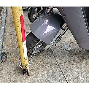 zeng Padlock - Digits Combination Lock,Button Combination Security Padlock Digital Lock, for Gym or Sports Locker, case, Toolbox, Fence, hasp Cabinet (Black)