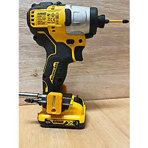 StealthMounts Stubby DeWalt Magnetic Bit Holder - 3 Pack | Drill Bit Organizer | Compact DeWalt Bit Holder for Drill | DeWalt Impact Driver Bit Holder | DeWalt Bit Holder for Impact Driver