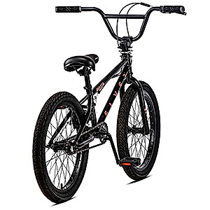 AVASTA Kids Bike 20 Inch BMX Freestyle Bicycle for 6 7 8 9 10 11 12 13 14 Years Old Boys, Freewheel Kids Bike with 360 Gyro Rotor/4 Pegs/Handbrake/Rear U-Brake, Black Red