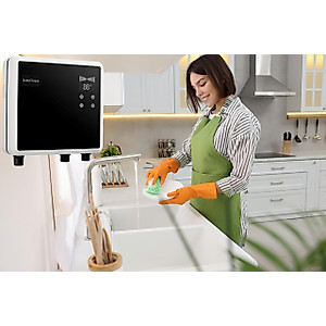 SantiCleana Ozone Laundry Washer System - 2 Outlets! - Stainless Sprayer - Black Hose