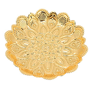 Tnfeeon Metal Fruit Basket, Chinese Gold Fruit Bowl Fruit and Vegetables Holder for Counters Kitchen Countertop Home Decor High end Look