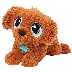 Little Tikes Rescue Tales Tickle Pup, Interactive Cuddly Soft Plush Goldendoodle Kids Toy Dog, for Girls, Boys Ages 3+