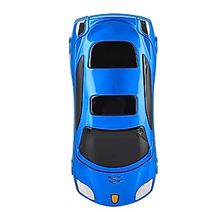 Car-Shaped Flip Phone for Senior & Kids, Flip Keypad 2G GSM Cell Phone 100-240V, Support MP3, Camera, Video Playback, Recording, Radio, Bluetooth, Calculator(Blue)