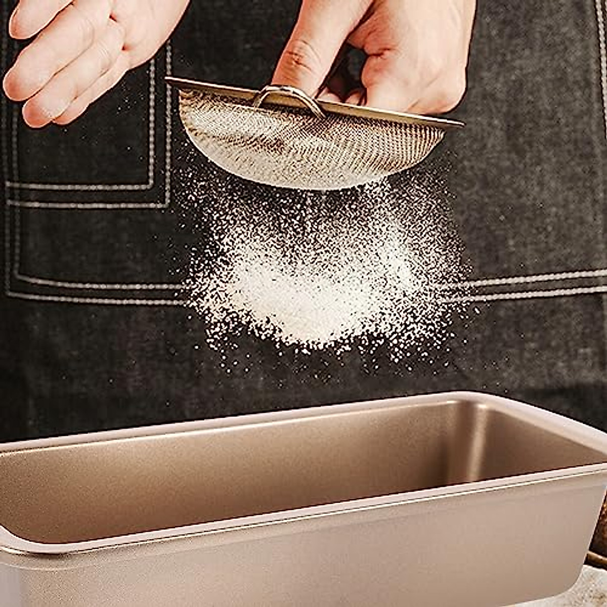 Kichvoe nonstick grill pan bread baking pan nonstick baking pan non stick baking pan bread mold Practical Toast Pan Non-stick Loaf Pan Toast Mold household carbon steel bread pan