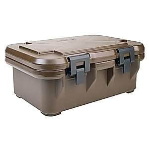 Cambro UPCS160131 Camcarrier UPCS Capacity 1 Full Size 6" Deep Pan Dark Brown Case of 1