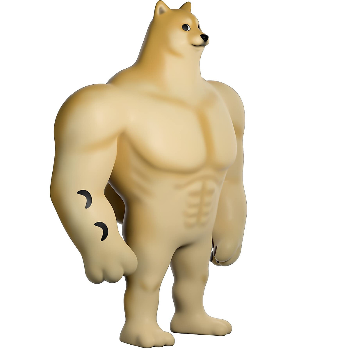 You Tooz Swole Doge 5' Tan Vinyl Figurine - Meme Collection