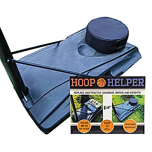 The Hoop Helper – Replace Unsightly Sand Bags, Bricks and Concrete Blocks on Your Portable Basketball Hoop!