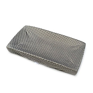 Changing Pad Cover for 4-Sided Changing Pad - Bubble Dot Minky Fabric - Made in USA (CP 3)