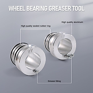 JDMSPEED New 44/40MM Front Rear Wheel Bearing Greaser Tools Replacement for Polaris Ranger 570 800 900 1000XP Sportsman 500 850 1000XP Replacement for Polaris ATV UTV SxS/RZR 900S/ 1000/ PRO XP