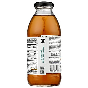 Eat The Change Just Ice Tea Organic Moroccan Mint Green Tea, Kosher, 16 Fluid Ounces (Pack Of 12)