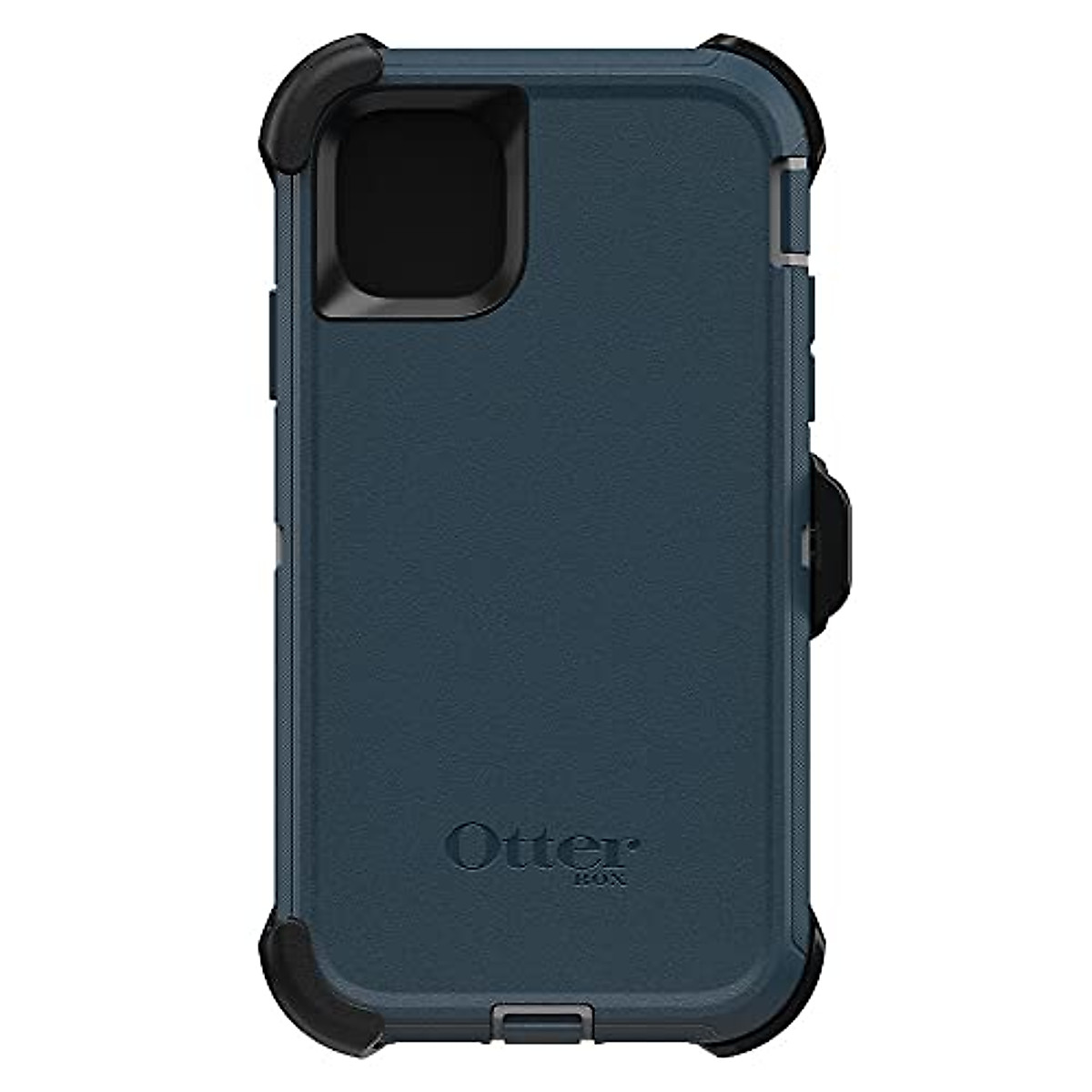 OtterBox iPhone 11 Defender Series Case - GONE FISHIN (WET WEATHER/MAJOLICA BLUE), rugged & durable, with port protection, includes holster clip kickstand