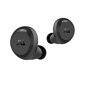 ausounds AU-Stream Hybrid Bluetooth True Wireless Hybrid Active Noise Cancelling Earbuds with Touch Controls, Wireless Charging Case, and Premium Dynamic Drivers, Black