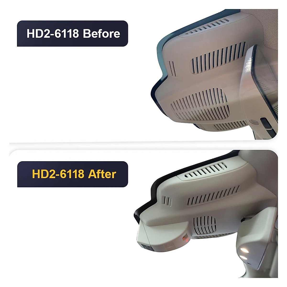 FITCAMX 4K Car Video Recorder WiFi Connection APP Dash Cam Compatible with Mercedes Benz CLS C257 (3rd Gen) 2019 2020 2021 2022 2023 (Color : Model HD2-6269, Size : 2K Dual Cam 64GB)